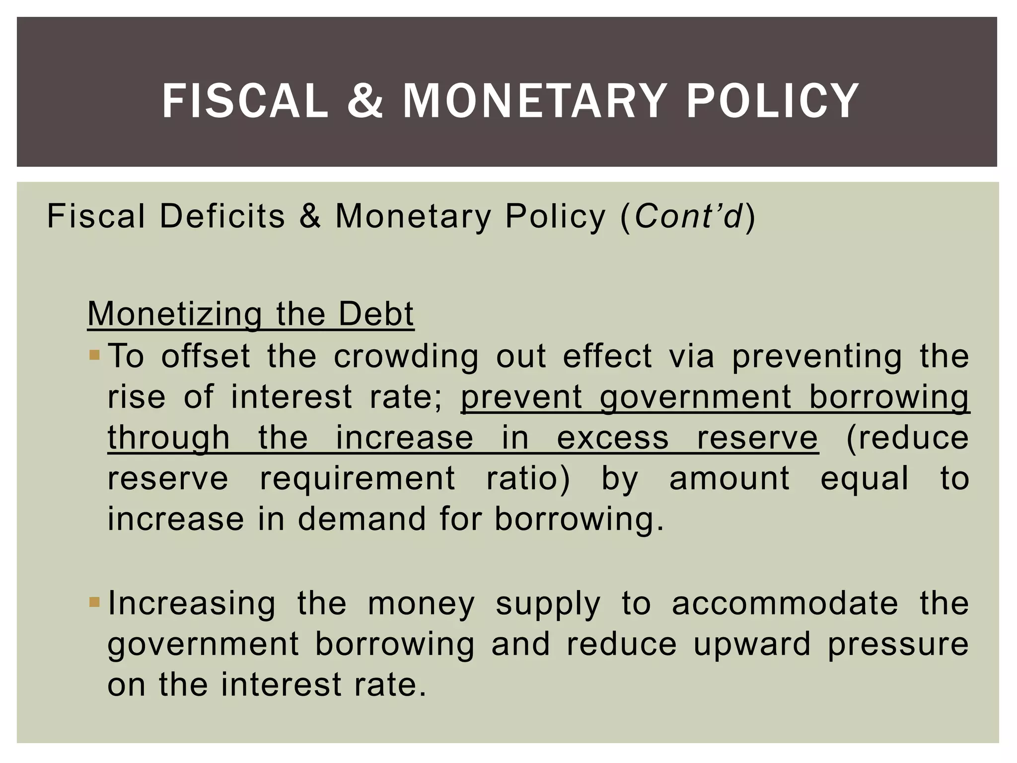 Topic 12 - Monetary Policy | PPTX