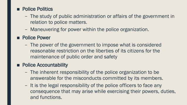 CU7 Law Enforcement and Public Safety Administration.pptx | Free Download