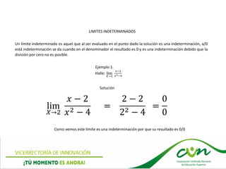 LIMITE DE FUNCIONES INDETERMINADAS | PDF