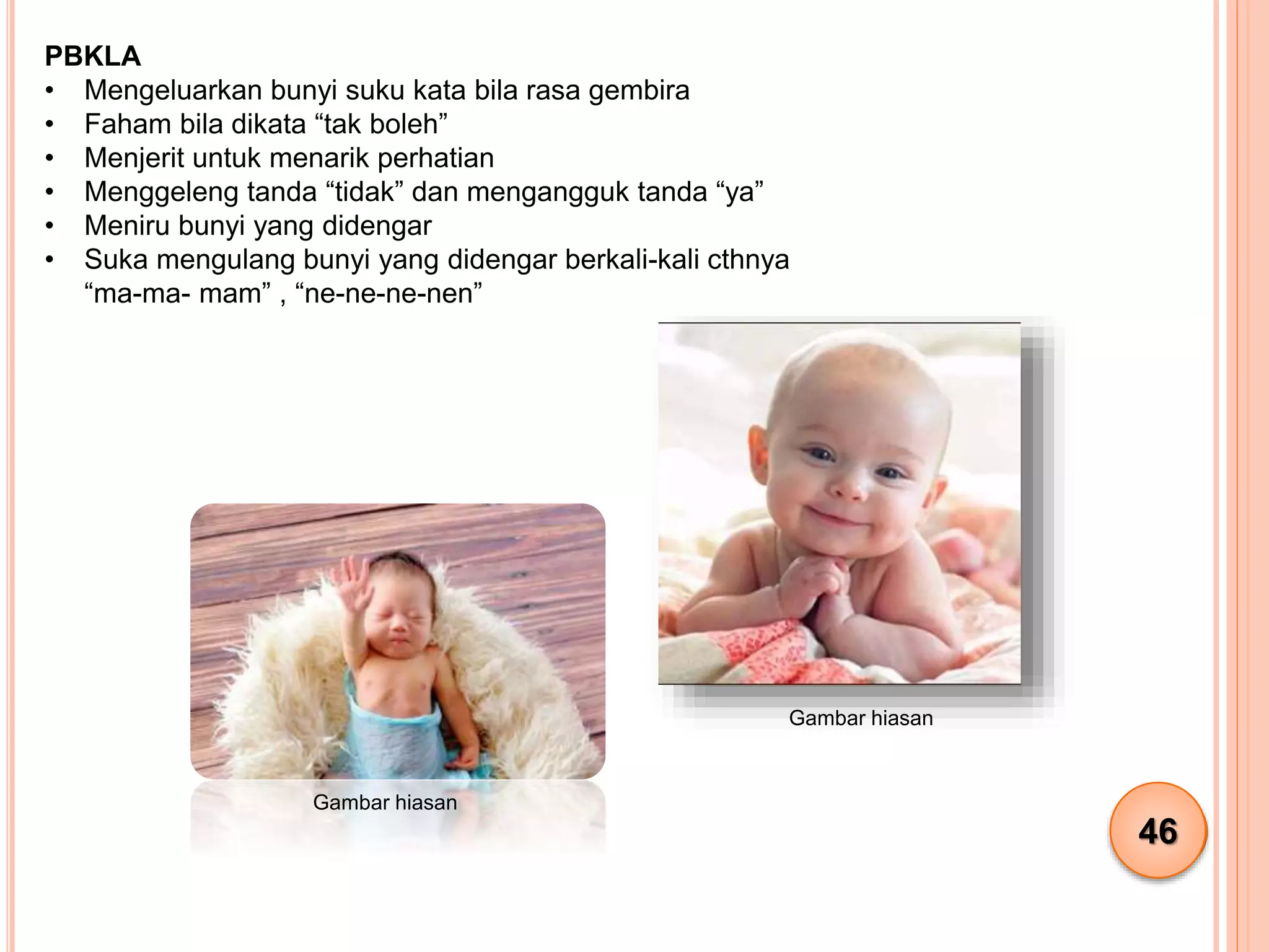 Proses Kehamilan & Perkembangan Janin, Bayi dan Kanak-kanak | PPTX