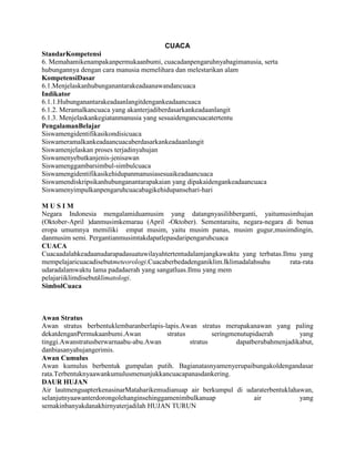 Cuaca | DOCX
