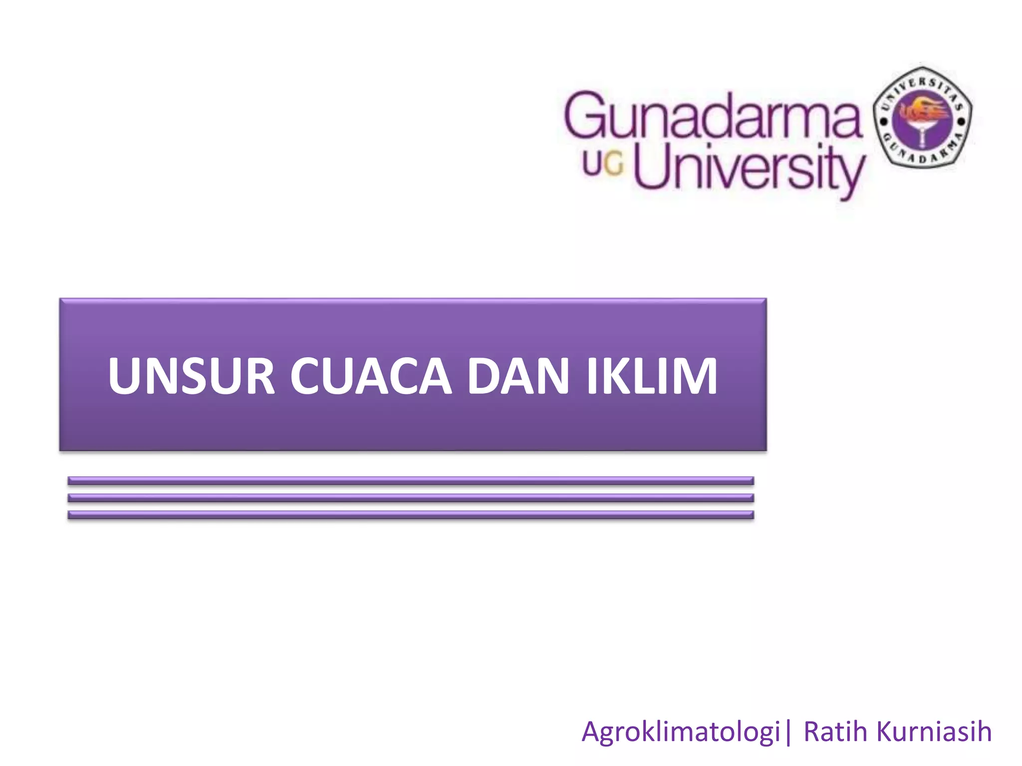 CUACA DAN IKLIM | PPT