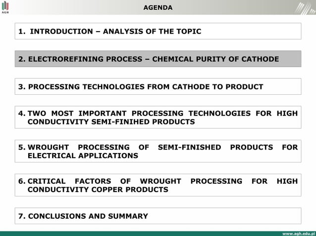 Processing high conductivity materials | PDF | Chemistry | Science