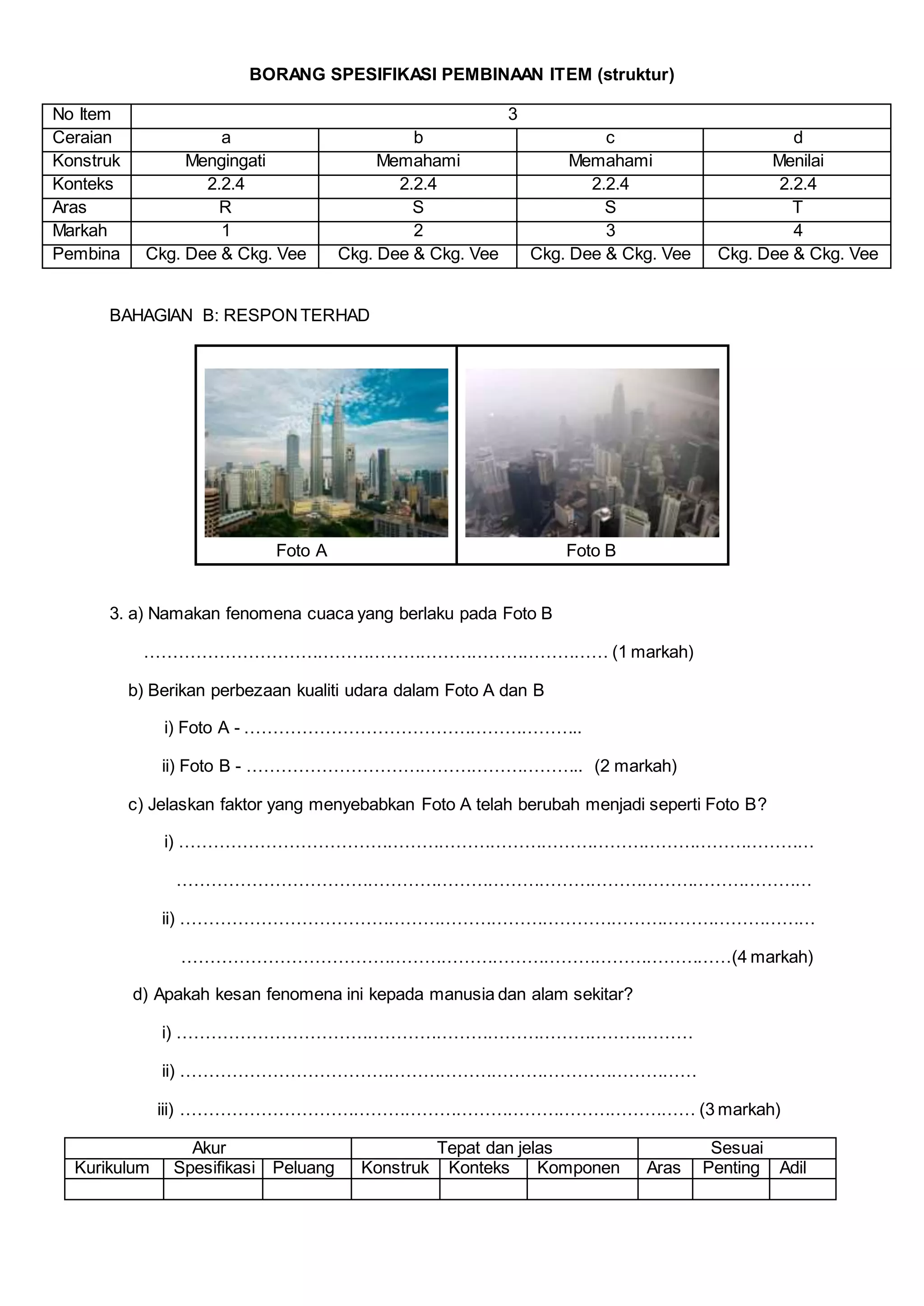 Cuaca dan iklim di malaysia | DOCX