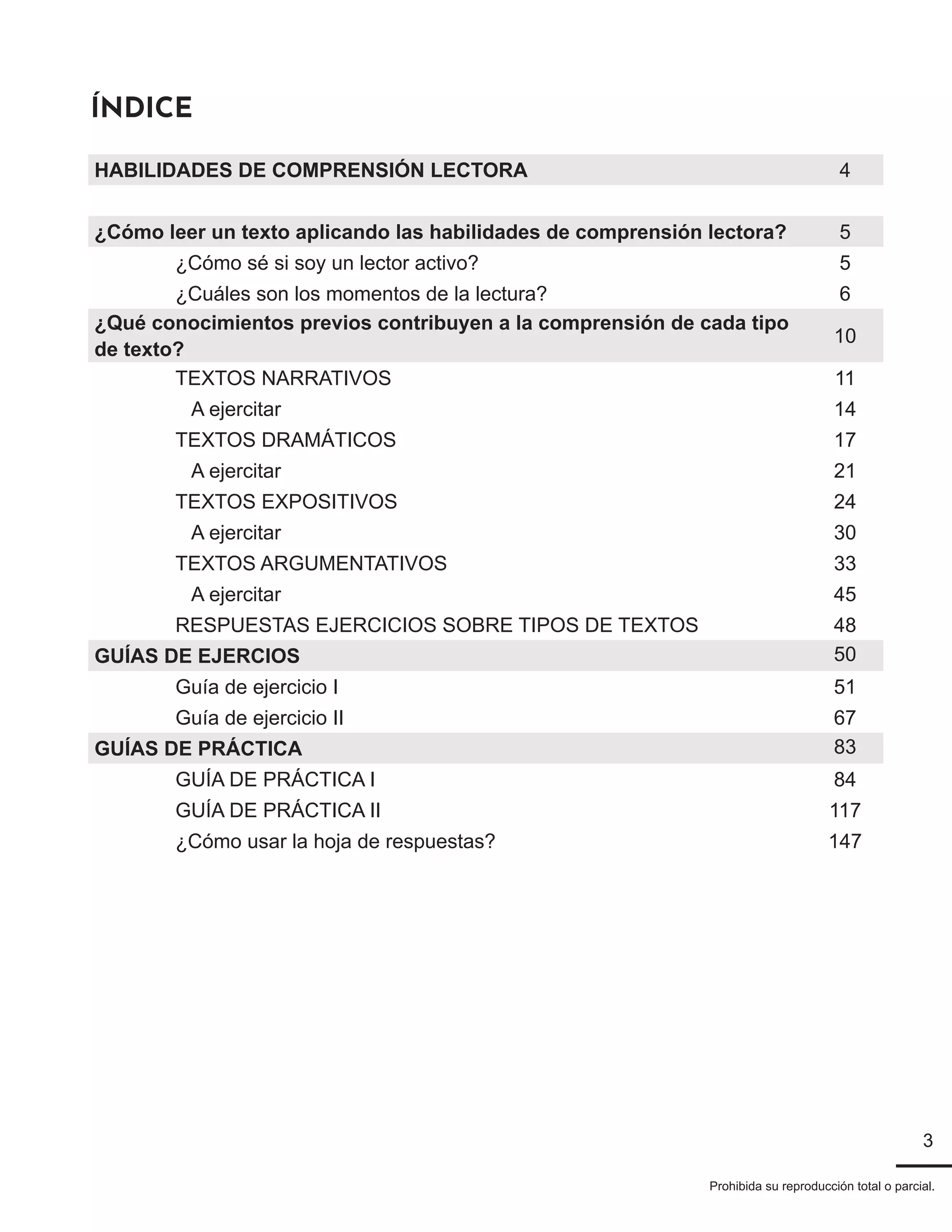 Cuaderno Comprensión lectora | PDF