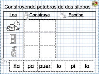 cuadernillo-silabico-alfabetico para alumnos pequeños | PDF