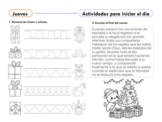 Cuadernillo 1° DE EJERCICICOS DE NAVIDAD | PPTX