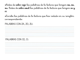 Cuadernillo c z | PDF