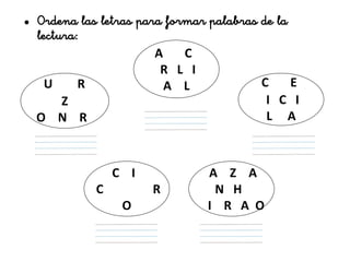 Cuadernillo c z | PDF