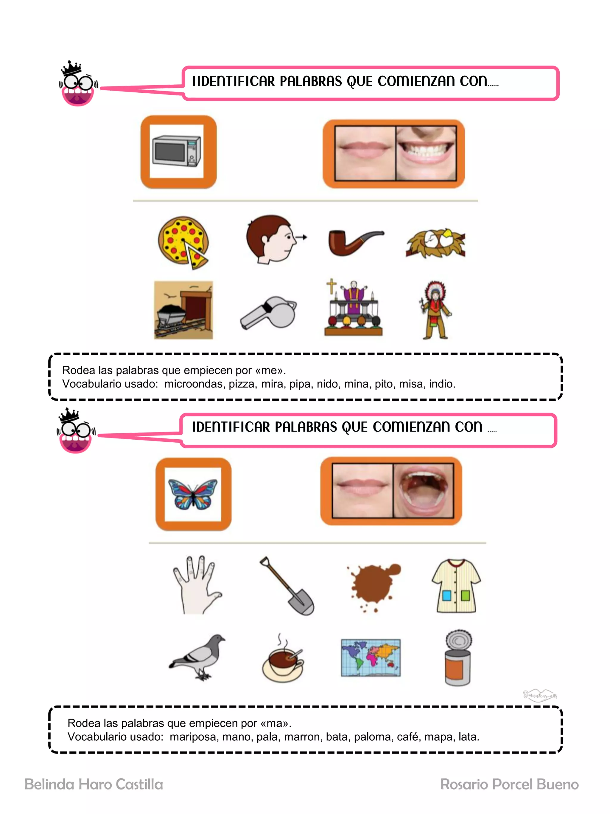 Cuadernillo de articulacion m | PDF | Parenting Babies and Toddlers ...