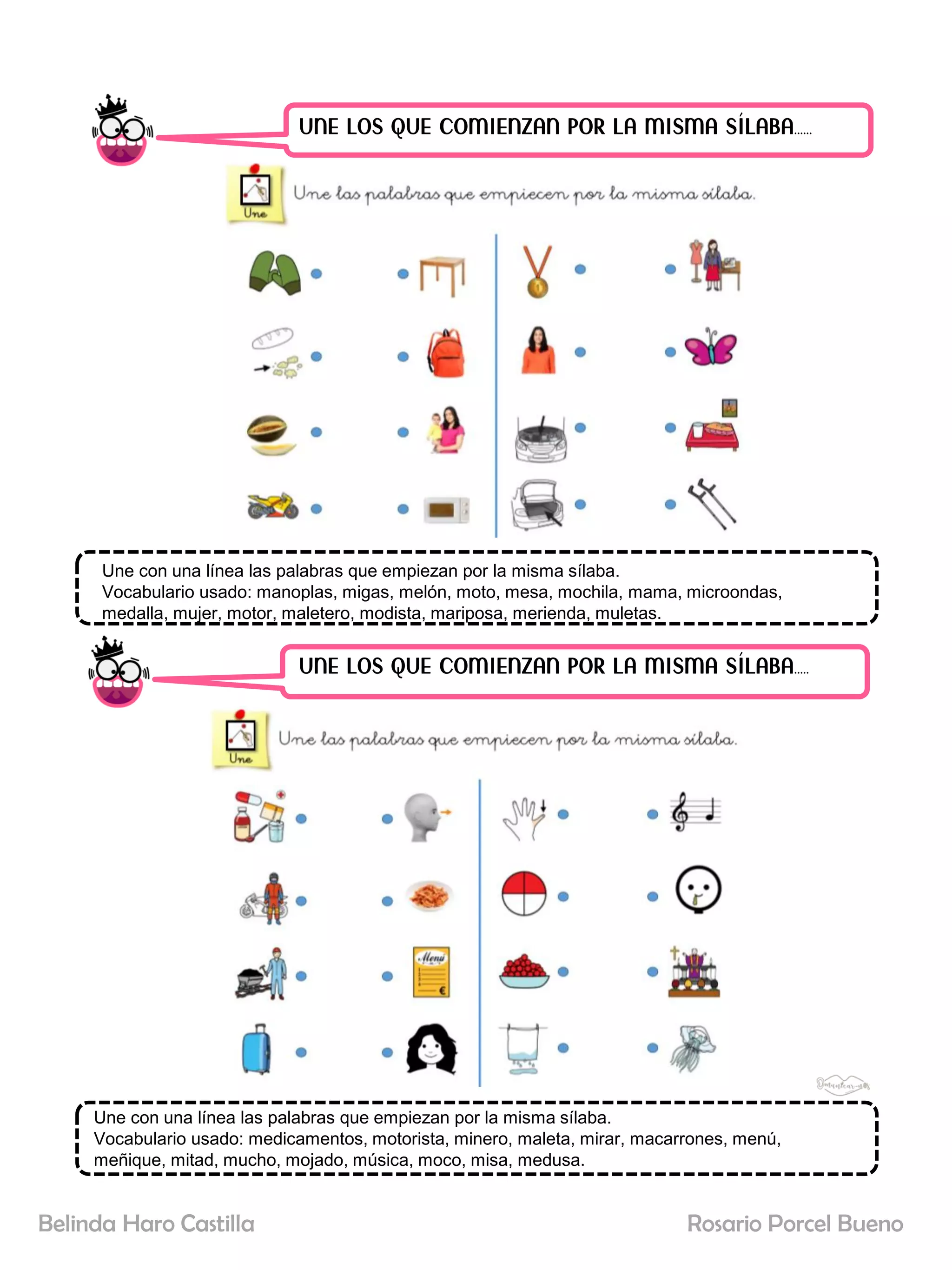 Cuadernillo de articulacion m | PDF | Parenting Babies and Toddlers ...