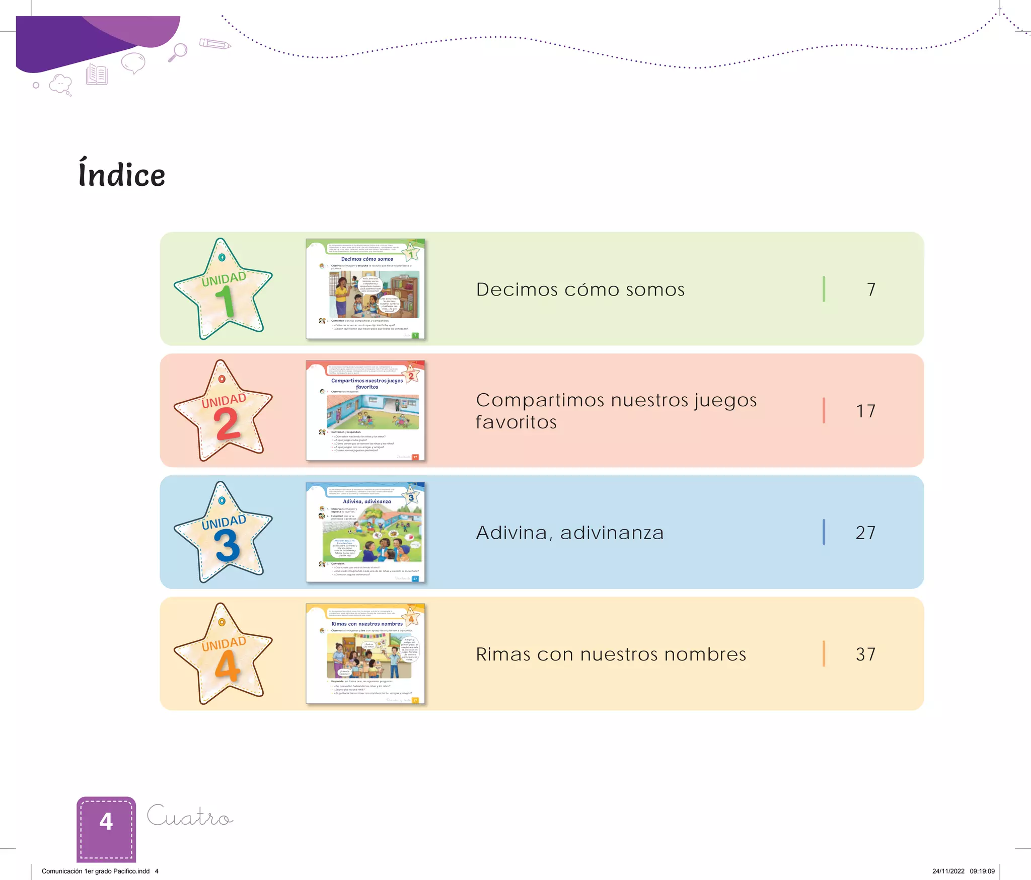 Cuadernillo De Comunicación 1 Primer Grado De Primaria Pdf
