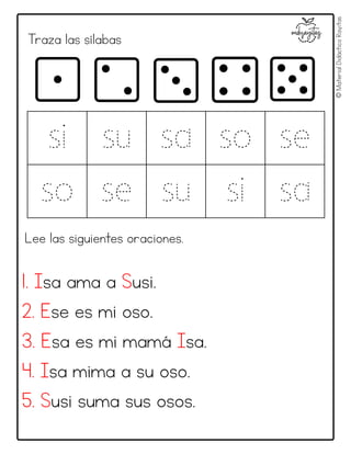 Cuadernillo de Lectoescritura TOMO 1 MSTLR | PDF