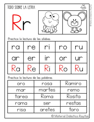 Cuadernillo de Lectoescritura TOMO 1 MSTLR | PDF