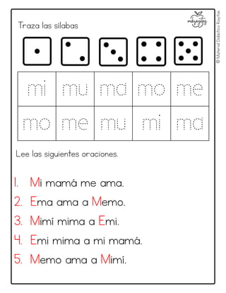 Cuadernillo de Lectoescritura TOMO 1 MSTLR | PDF