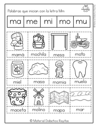 Cuadernillo de Lectoescritura TOMO 1 MSTLR | PDF