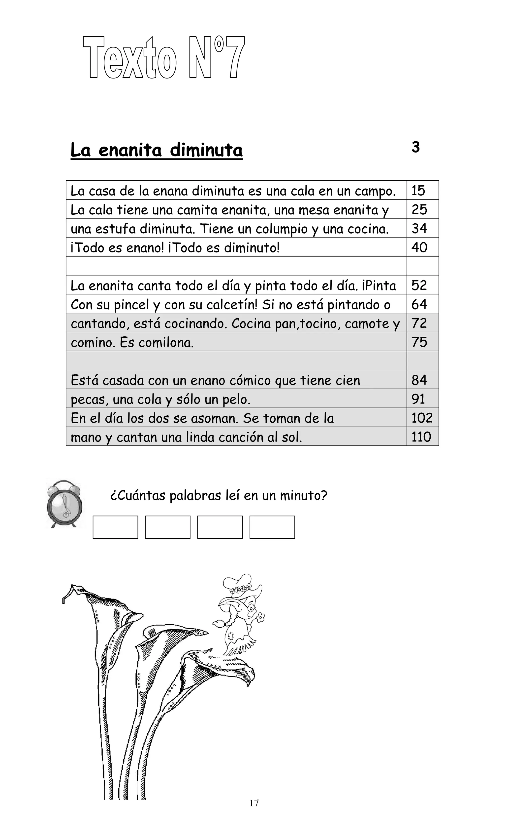 Cuadernillo de lectura rutina | PDF