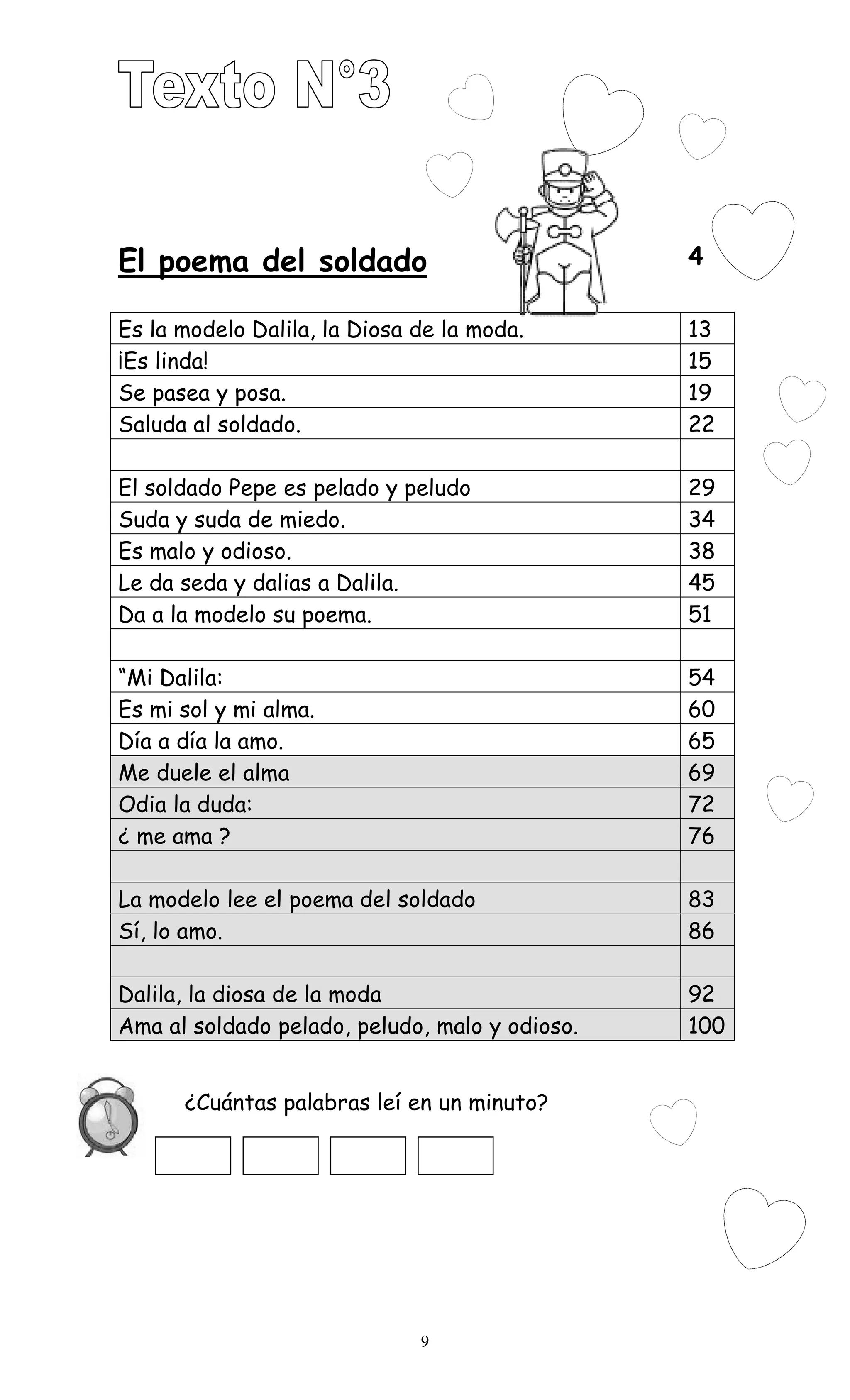 Cuadernillo de lectura rutina | PDF
