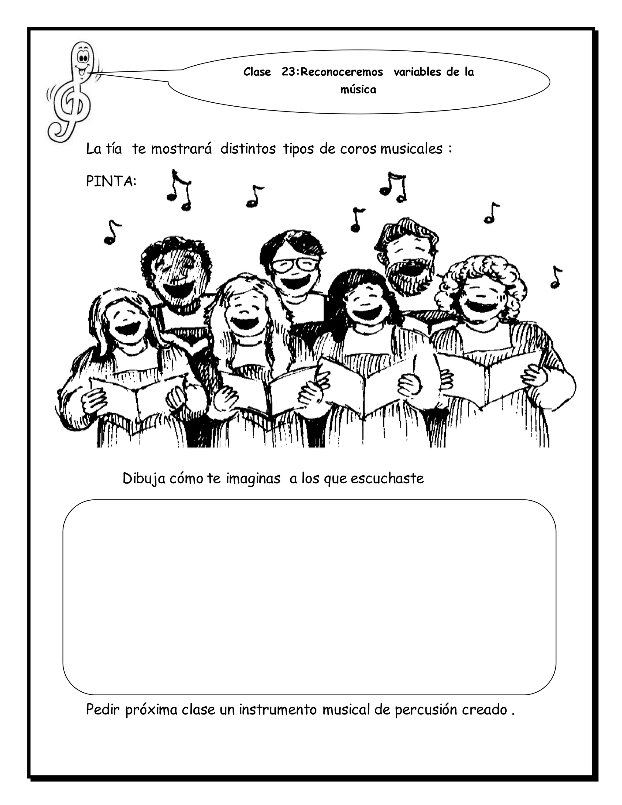 Cuadernillo de música | DOCX