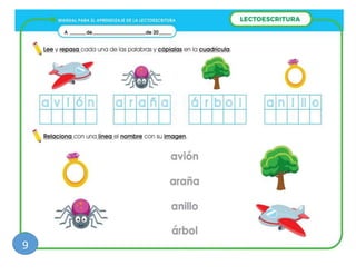 Mis primeras letras - Cuadernillo lectoescritura | PDF