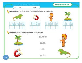 Mis primeras letras - Cuadernillo lectoescritura | PDF