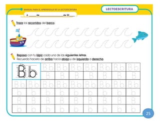 Mis primeras letras - Cuadernillo lectoescritura | PDF