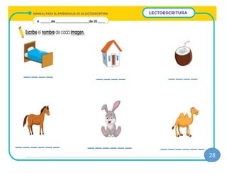 Mis primeras letras - Cuadernillo lectoescritura | PDF