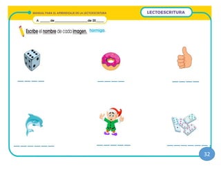 Mis primeras letras - Cuadernillo lectoescritura | PDF