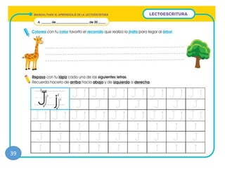 Mis primeras letras - Cuadernillo lectoescritura | PDF