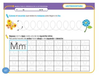 Mis primeras letras - Cuadernillo lectoescritura | PDF