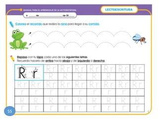Mis primeras letras - Cuadernillo lectoescritura | PDF