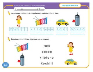 Mis primeras letras - Cuadernillo lectoescritura | PDF