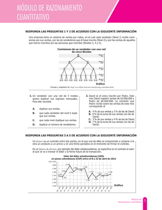 Cuadernillo de preguntas razonamiento cuantitativo tyt | PDF