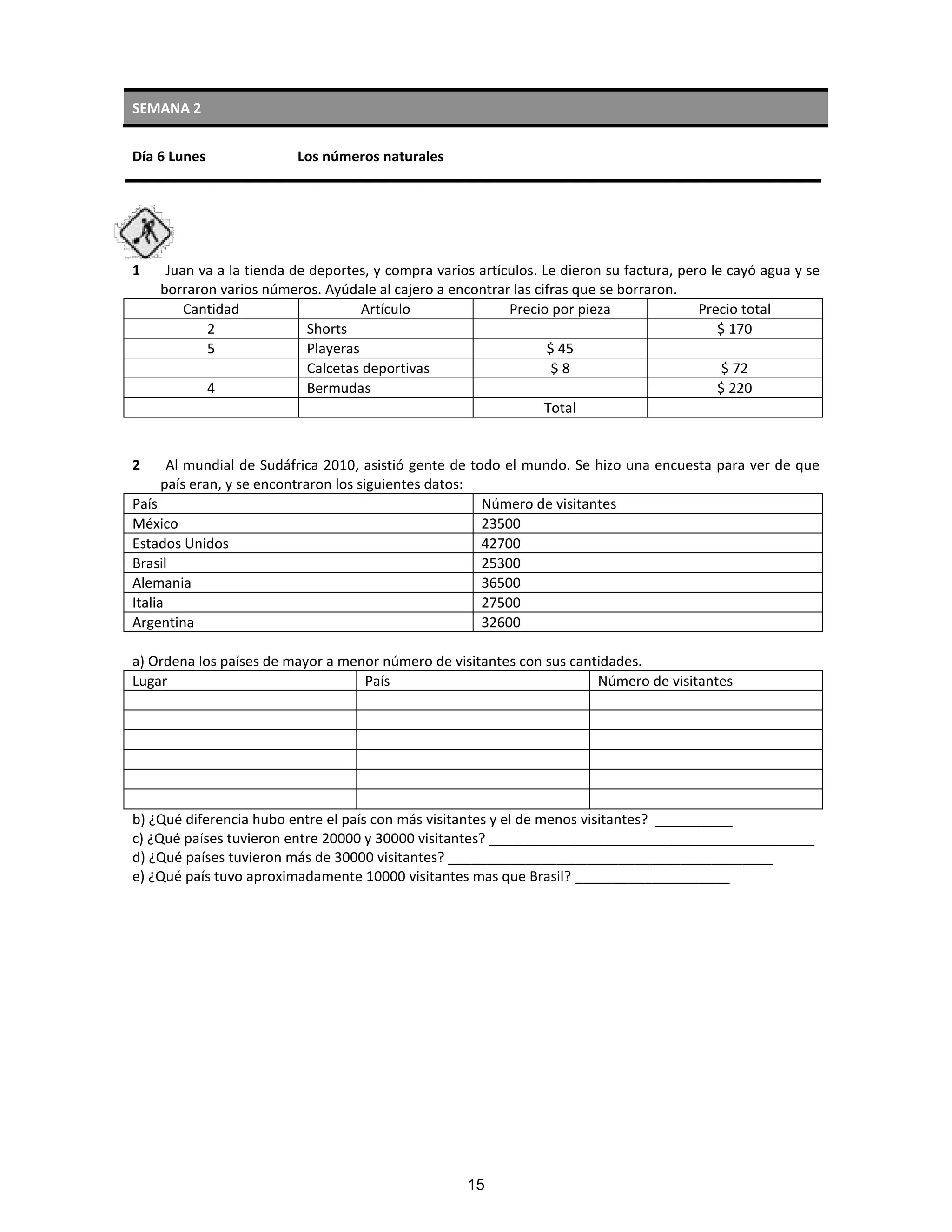 Cuadernillo de repaso español y matematicas | PDF