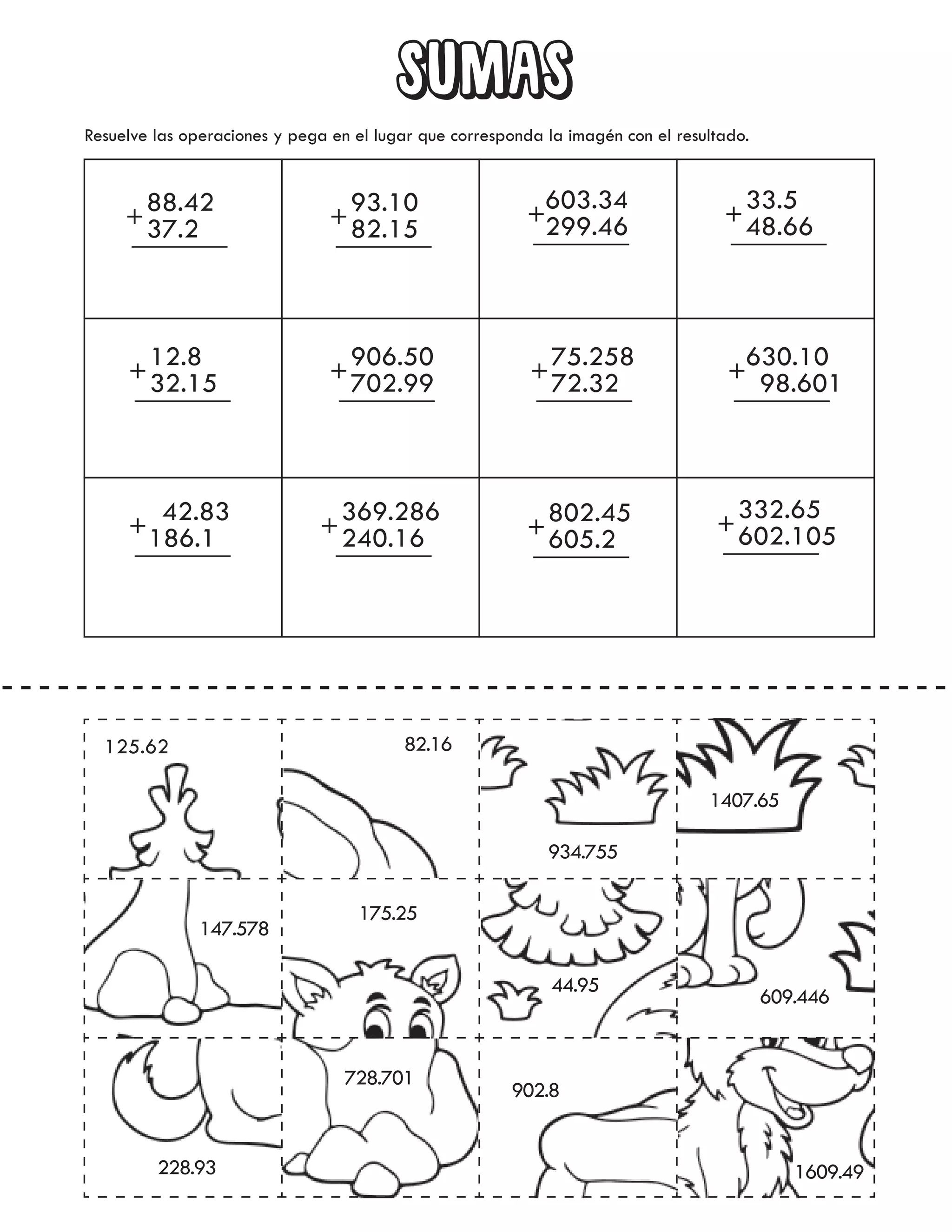 Rompecabezas Sumas Y Restas Worksheet Diagram Visualizations