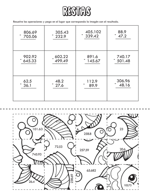Rompecabezas De Operaciones Basicas at Jerry Cook blog