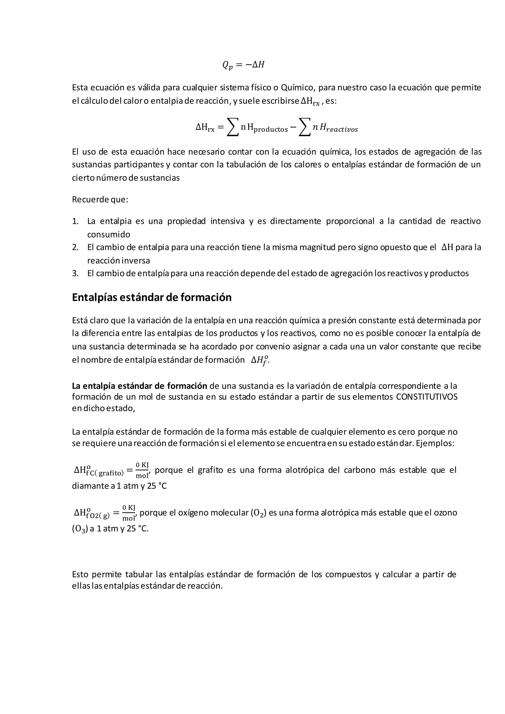 Cuadernillo de termoquimica | DOCX