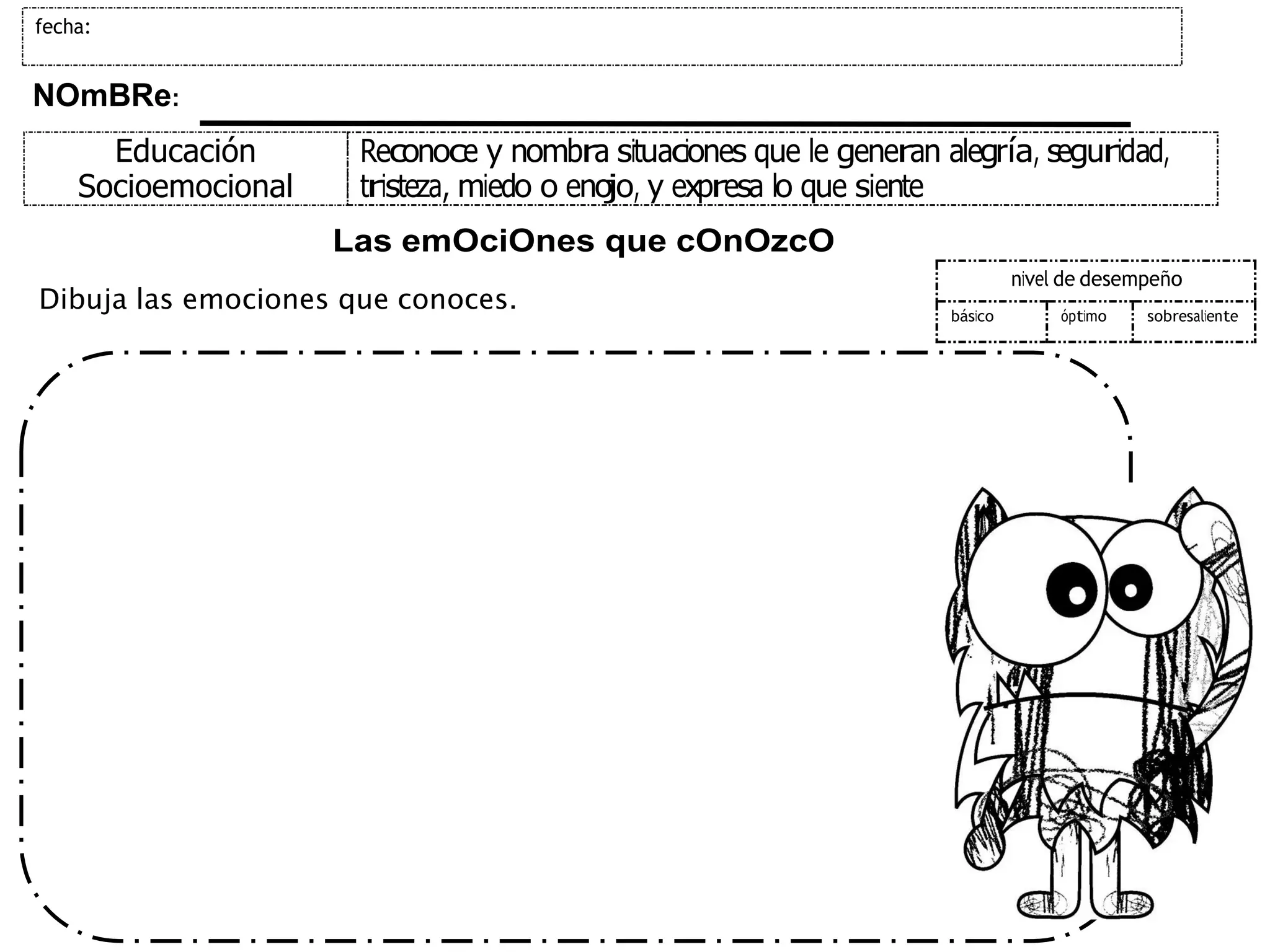 Cuadernillo Emociones Pdf