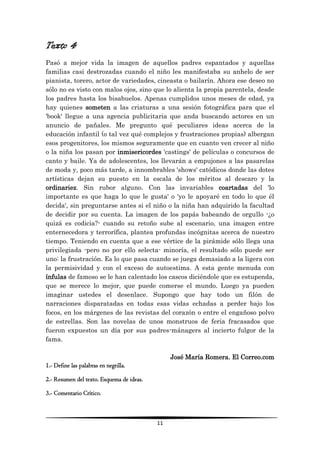 Cuadernillo lengua española 1º Bachillerato | DOCX
