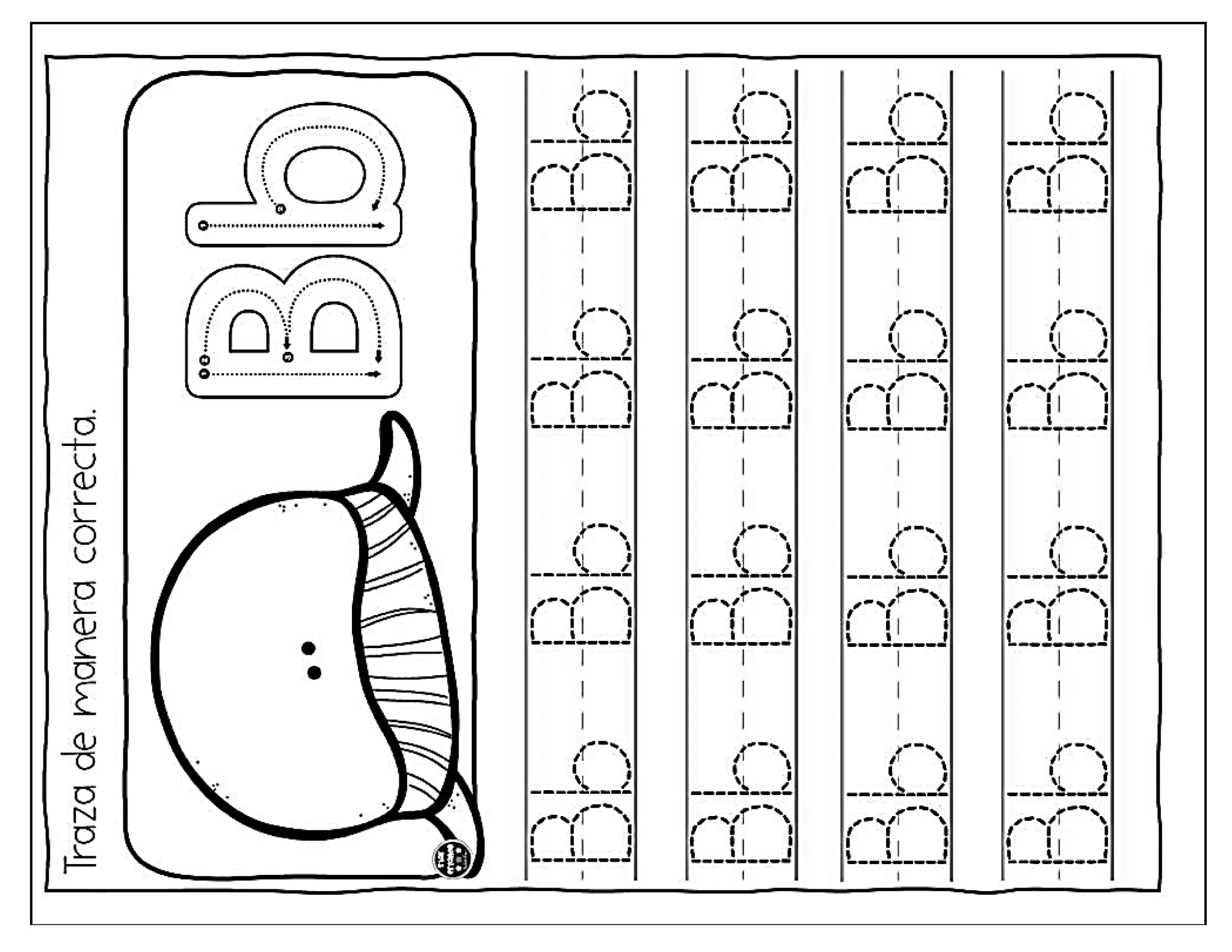 CUADERNILLO DE APOYO PARA LA LECTOESCRITURA LETRA Bb | PDF
