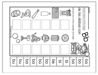 CUADERNILLO DE APOYO PARA LA LECTOESCRITURA LETRA Bb | PPT