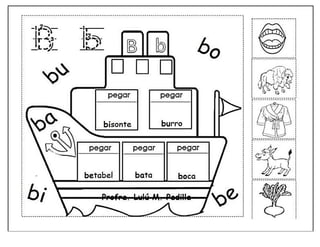 CUADERNILLO DE APOYO PARA LA LECTOESCRITURA LETRA Bb | PPT