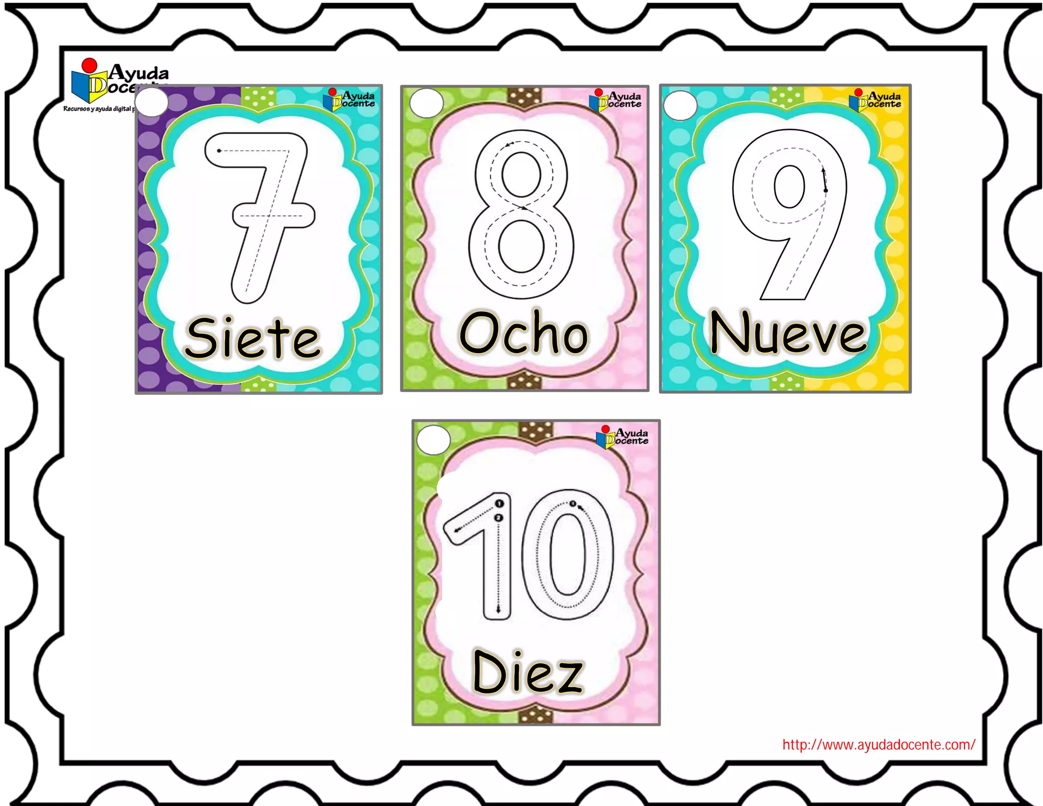 Cuadernillo mis primeros numeros | PDF