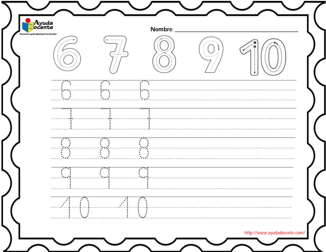 Cuadernillo mis primeros numeros | PDF