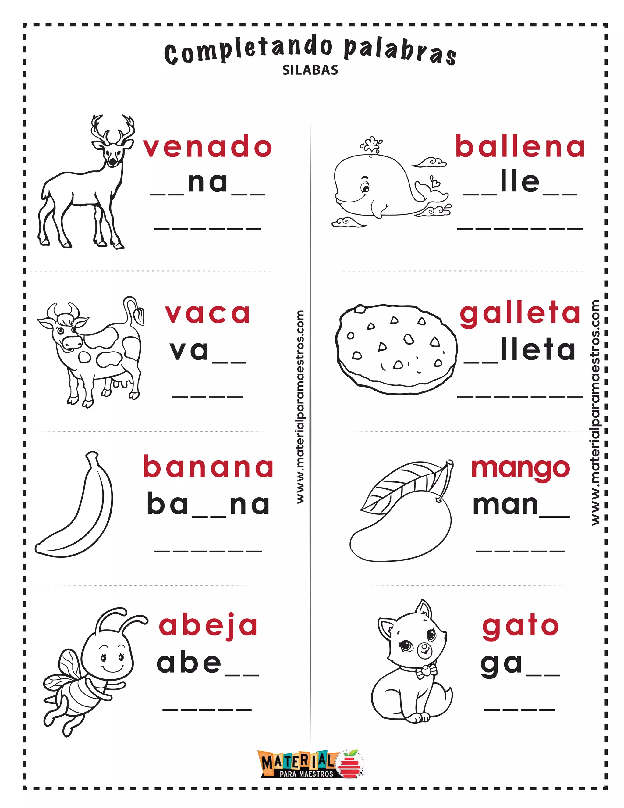 Cuadernillo para presilabicos y silabicos | PDF