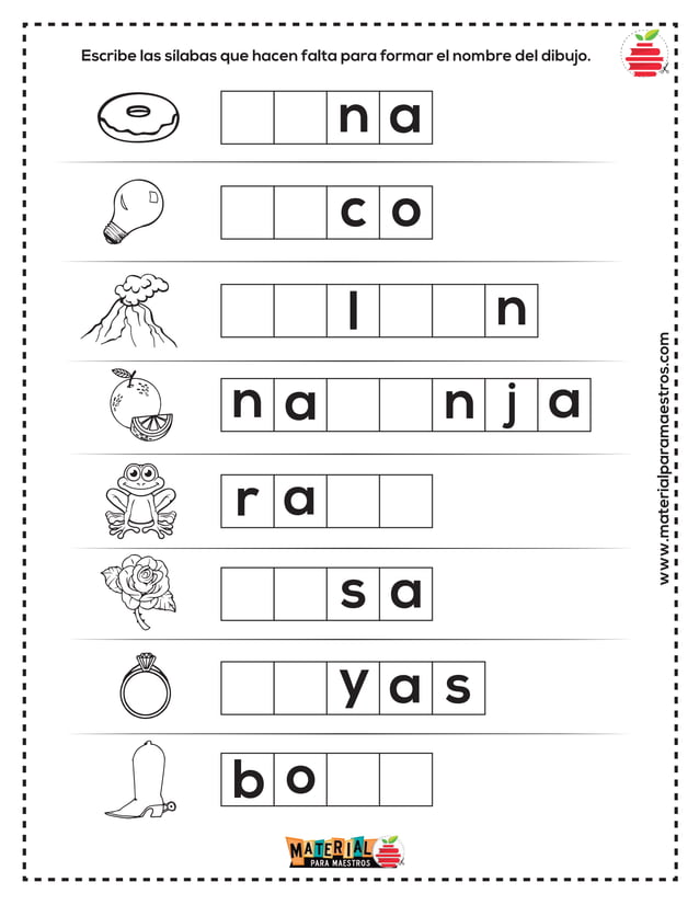 Cuadernillo para presilabicos y silabicos | PDF