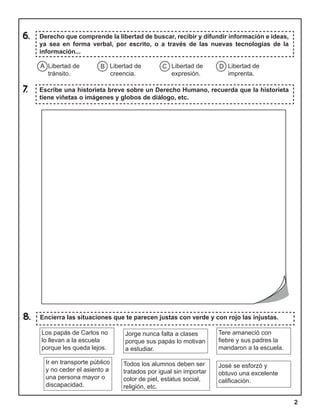 cuaderno de repaso vacaciones cuarto grado | PDF
