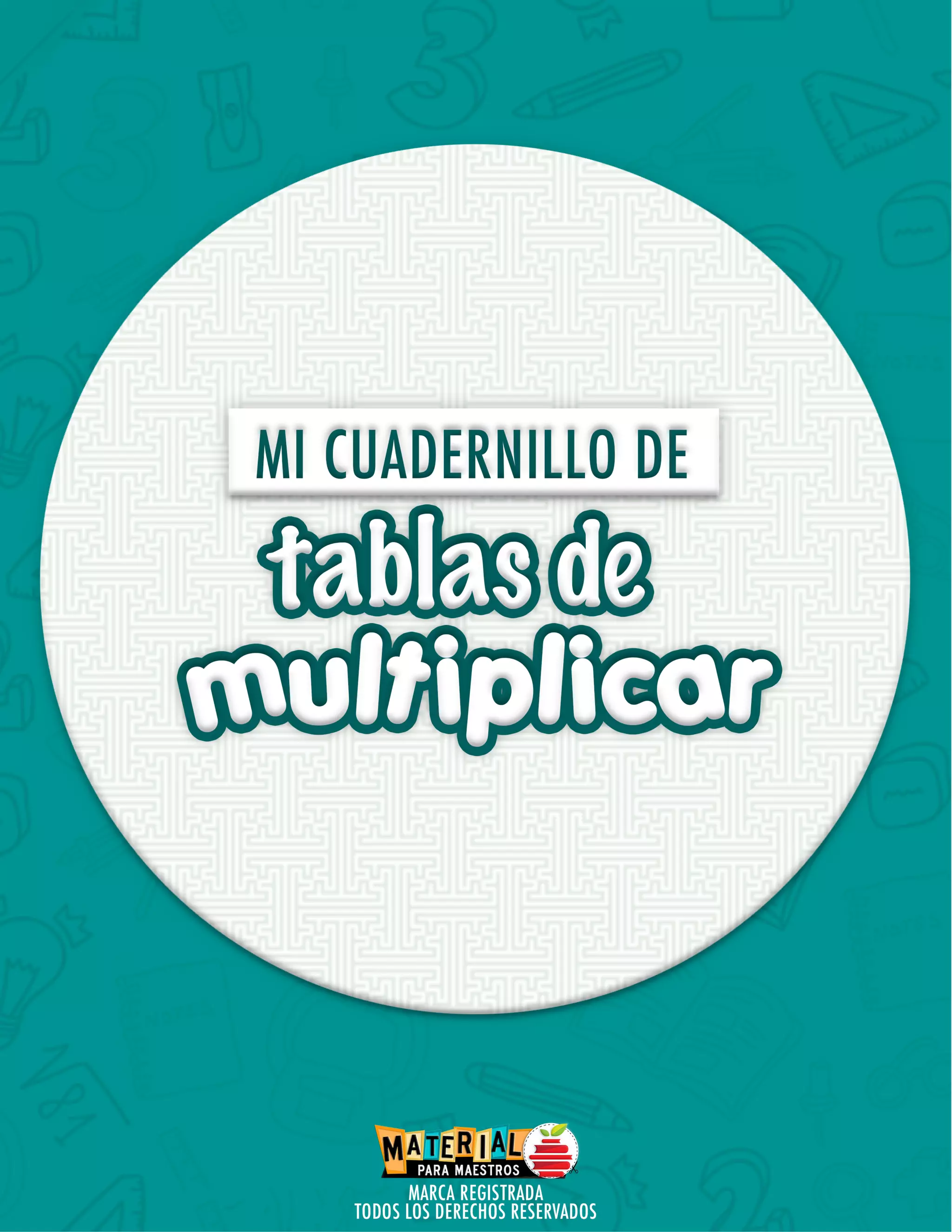 Cuadernillo tablas de multiplicar | PDF