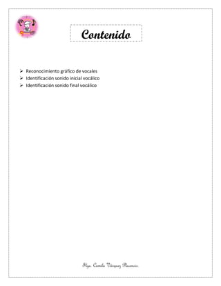 Cuadernillo Vocalico Pdf