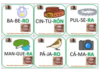 CUADERNITO DE LA R SIMPLE PARA ARTICULACION DE FONEMAS | PDF